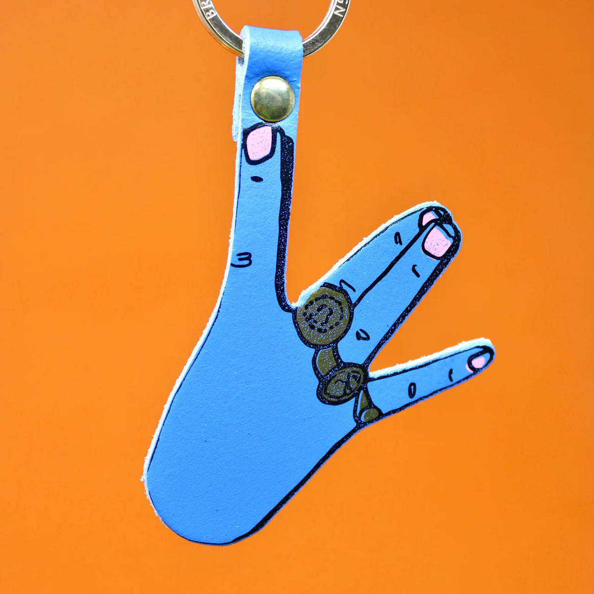 Hand Signs Key Fob - West side – otherkids