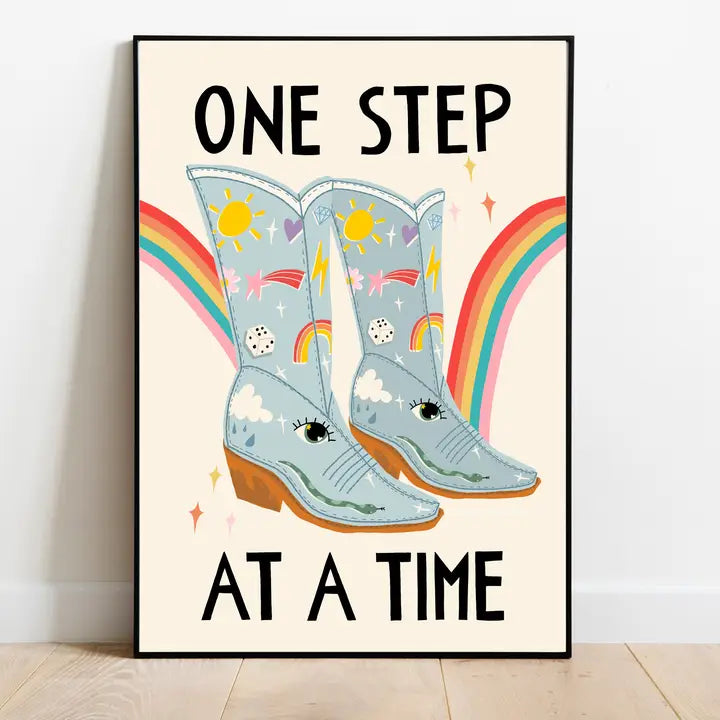 A4 One Step Boots Print - Abel & The Label – otherkids
